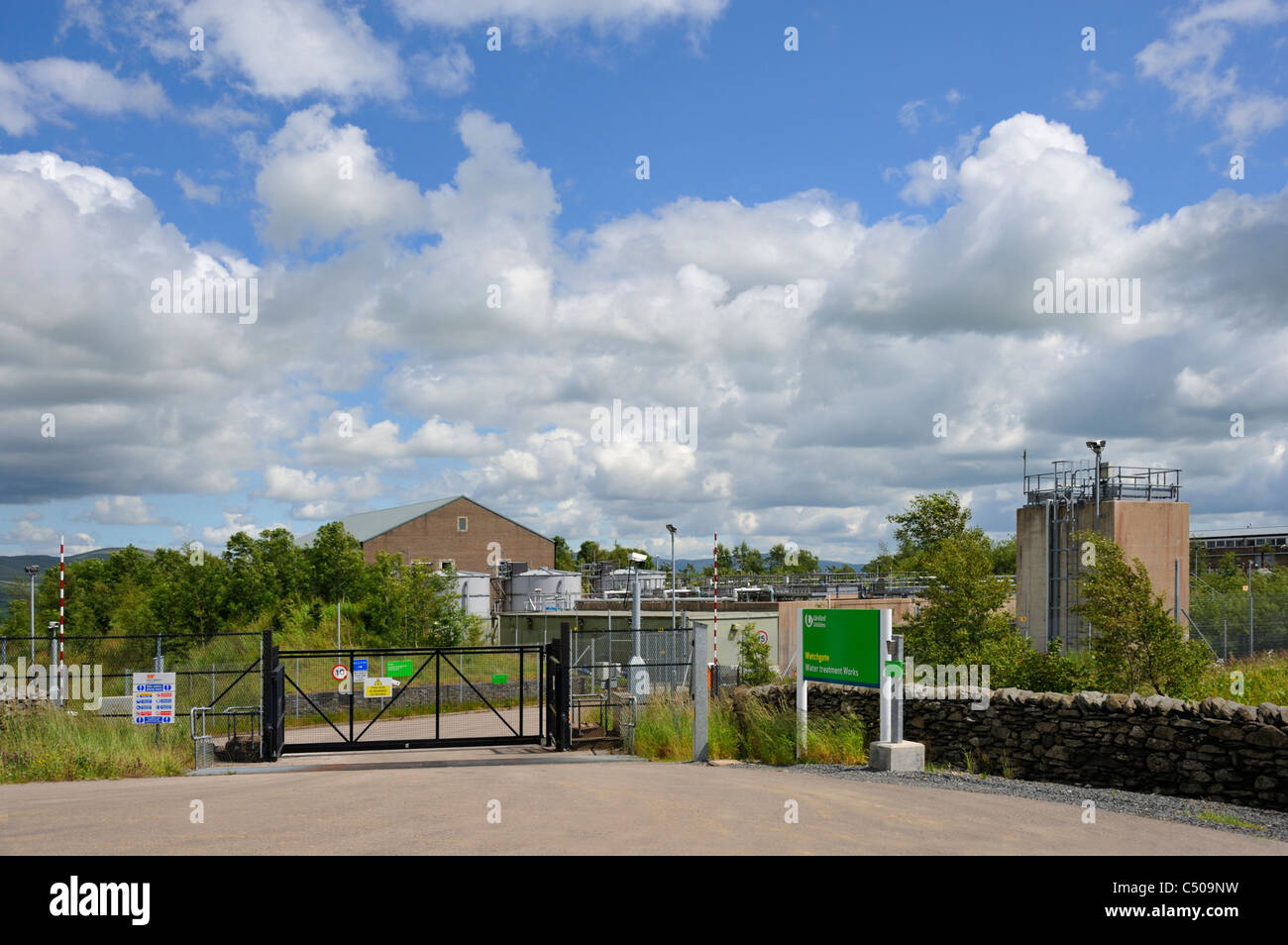Watchgate Water Treatment Works. Selside, Cumbria, England, United ...