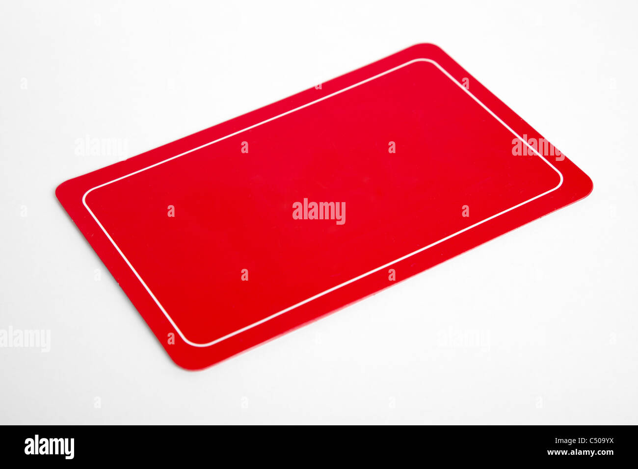 Red Blank Card for message Stock Photo - Alamy