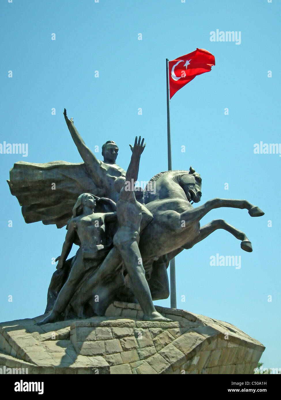 Ataturk equestrian statue hi-res stock photography and images - Alamy