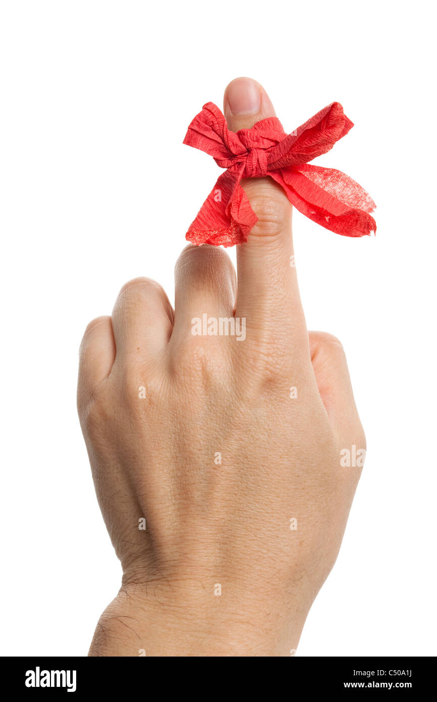 Finger string knot hi-res stock photography and images - Alamy