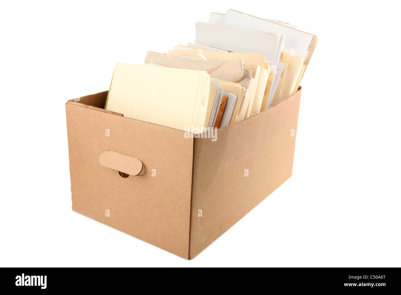 a box of document, business concept Stock Photo - Alamy