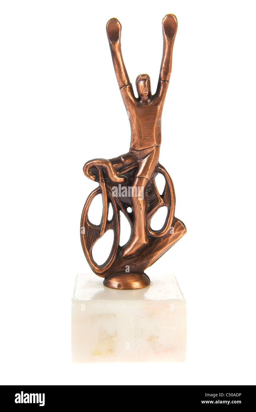 Golden bike trophy hi-res stock photography and images - Alamy