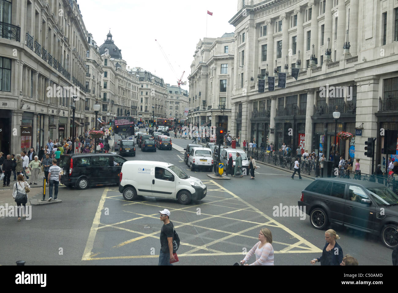 Regents Street London. Expensive shops and shopping Stock Photo - Alamy