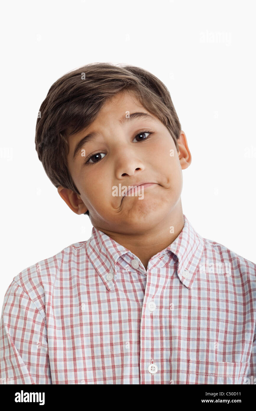 Unhappy boy hispanic hi-res stock photography and images - Alamy