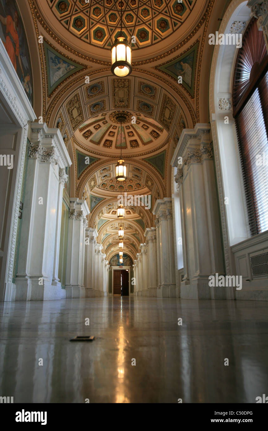Library hallway hi-res stock photography and images - Alamy