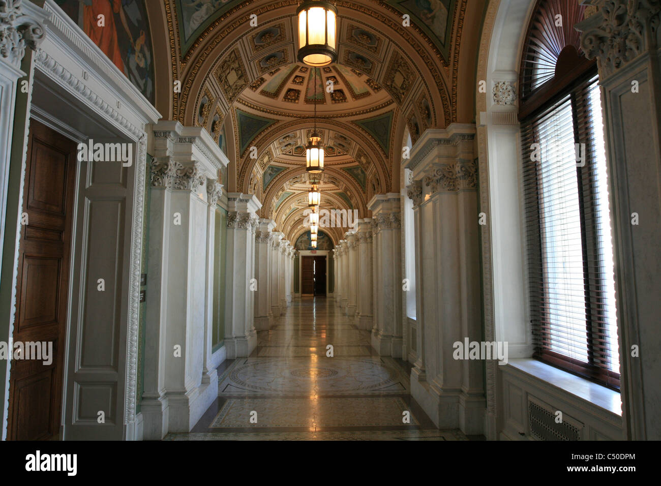 Library hallway hi-res stock photography and images - Alamy