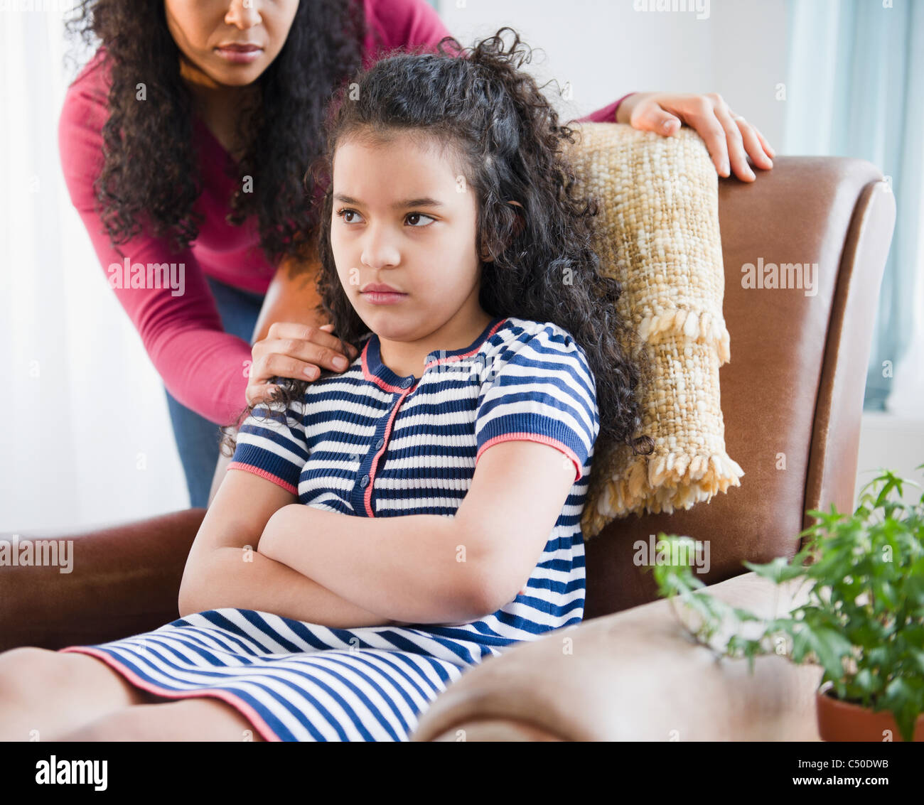 Sad latina mother and child hi-res stock photography and images - Alamy