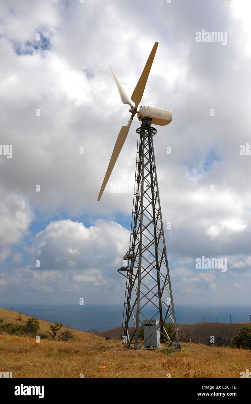 Wind turbines farm in east to Crimea Stock Photo - Alamy