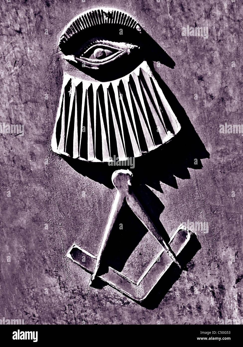 Masonic symbol of eye and pyramid hi-res stock photography and images ...