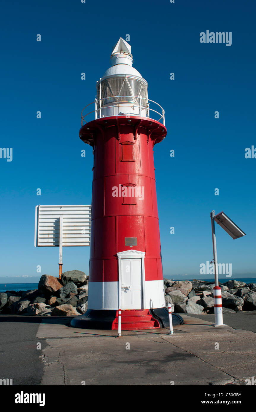 Red lighthouse in Fremantle Western Australia Stock Photo - Alamy