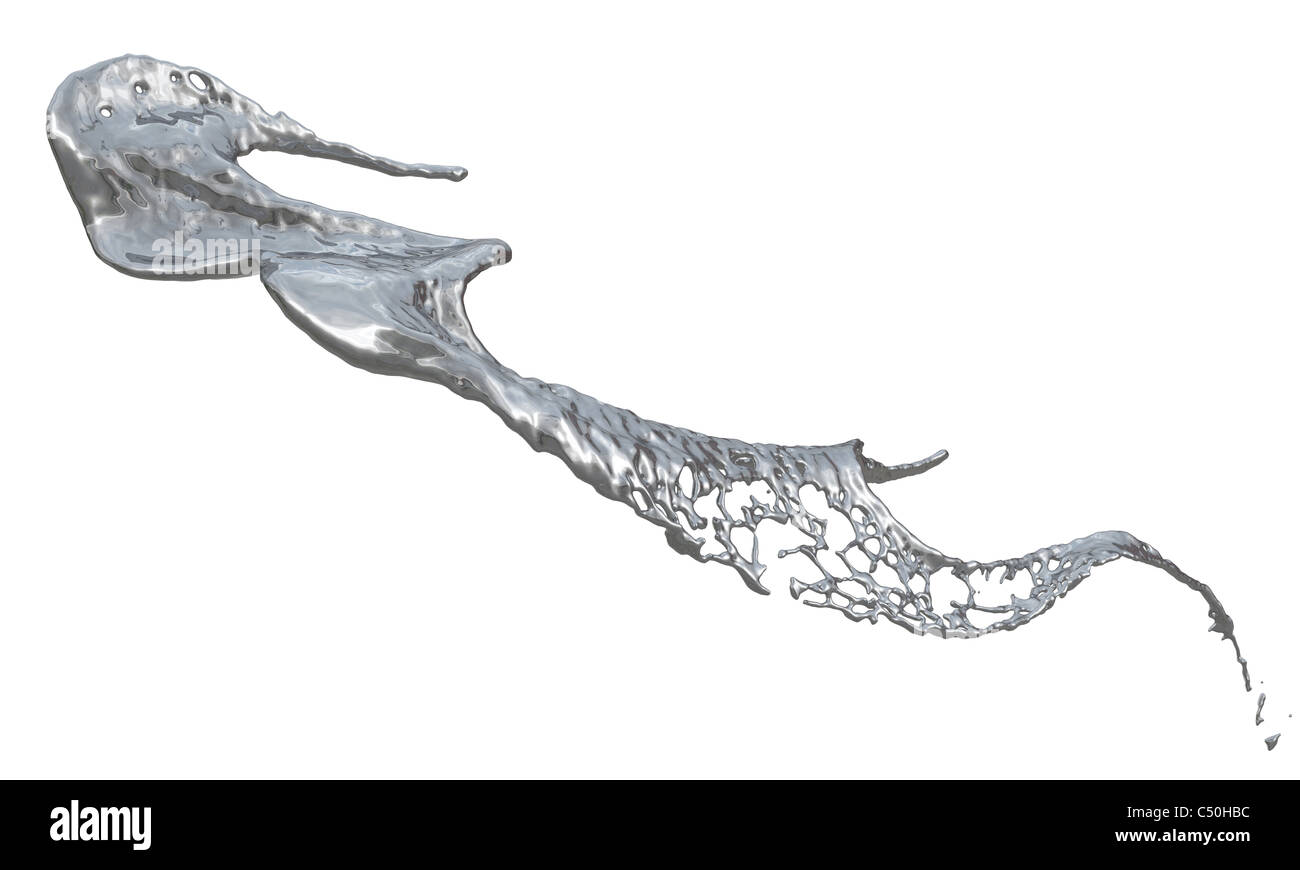 splash of liquid lead Stock Photo - Alamy