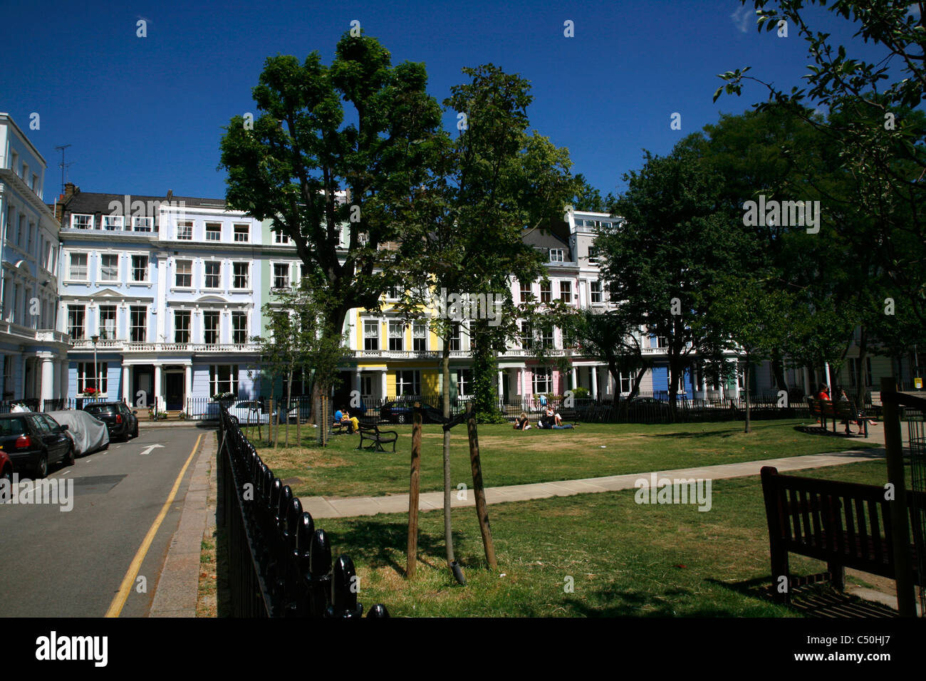 Chalcot Square, Primrose HIll, London, UK Stock Photo - Alamy