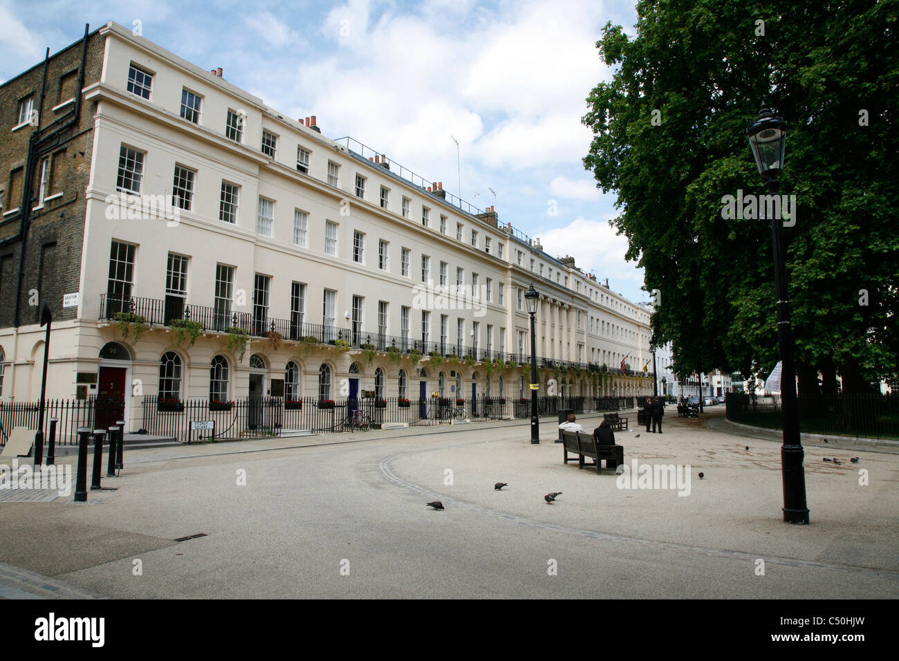 Fitzroy Square, Fitzrovia, London, UK Stock Photo - Alamy