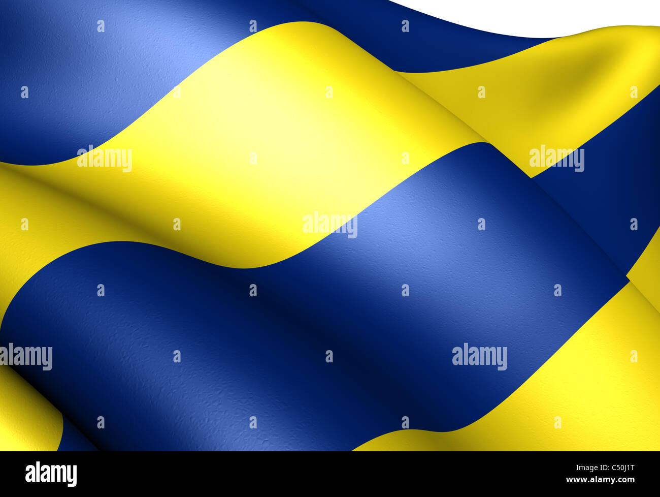 Flag of Leeuwarden. Close up Stock Photo - Alamy