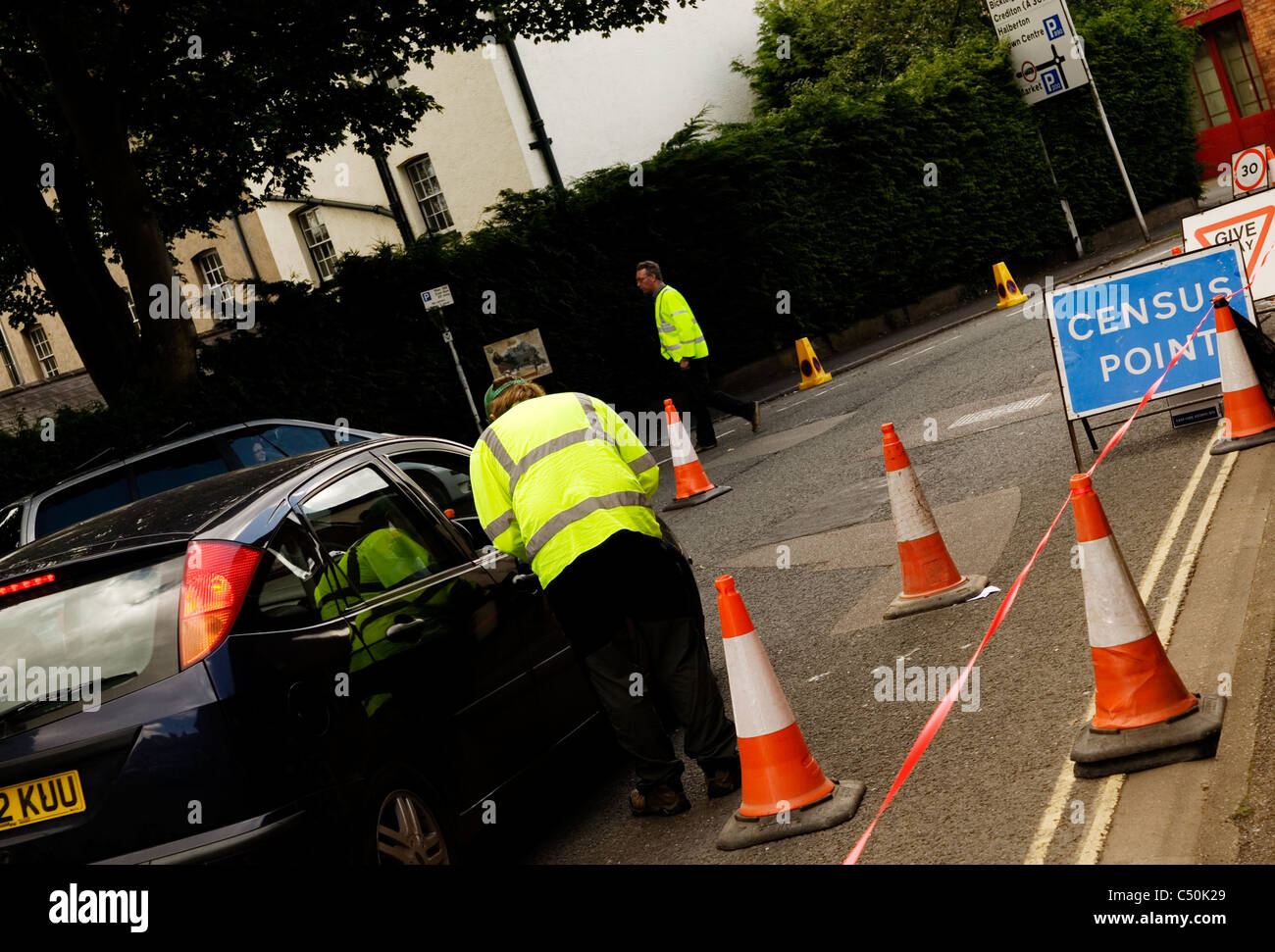 Road traffic census, England, UK Stock Photo - Alamy
