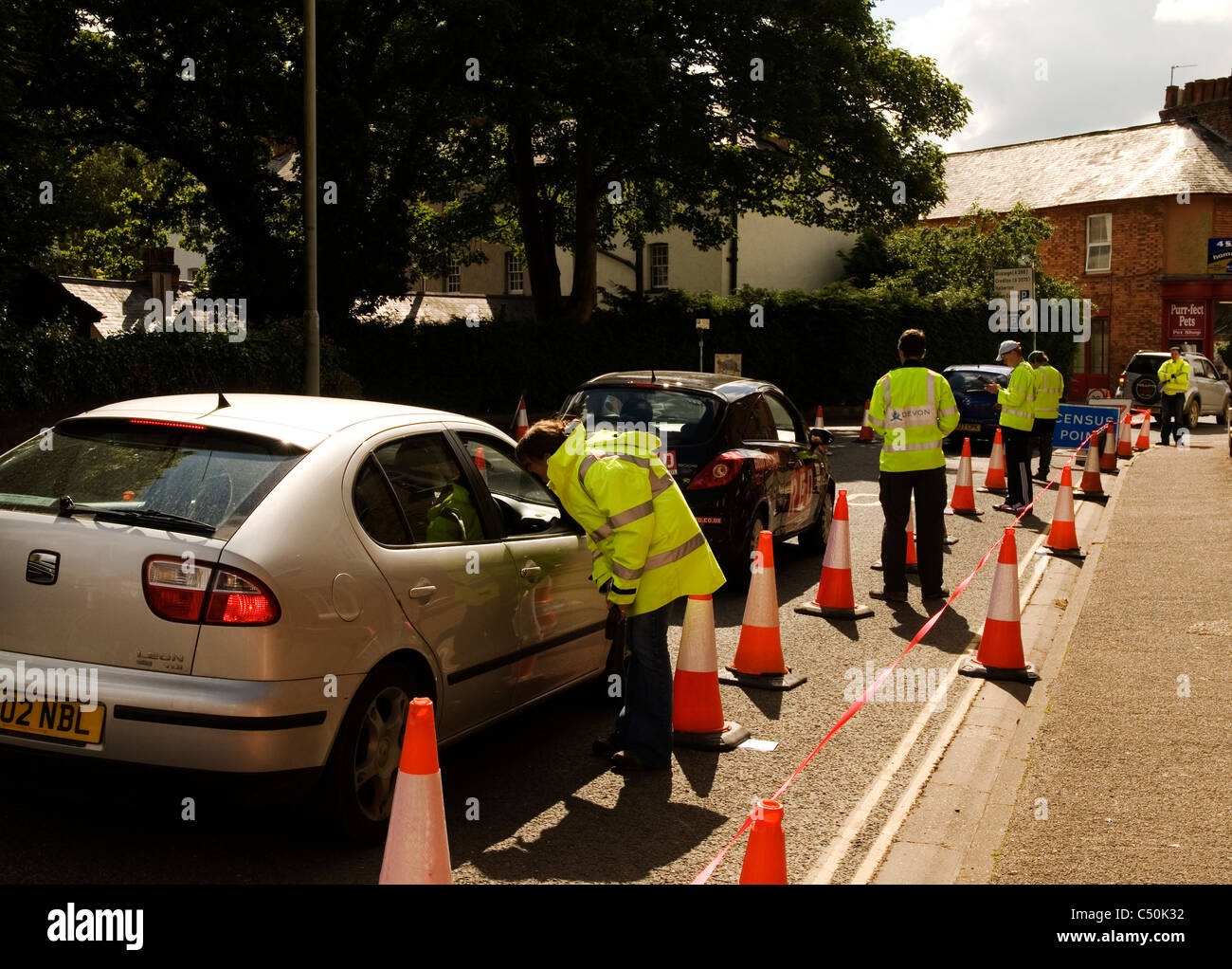 Road traffic census, England, UK Stock Photo - Alamy