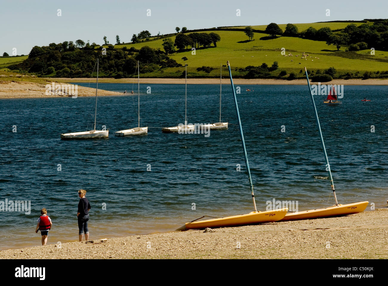 Wimbleball Lake, Exmoor, Somerset, England UK Stock Photo - Alamy