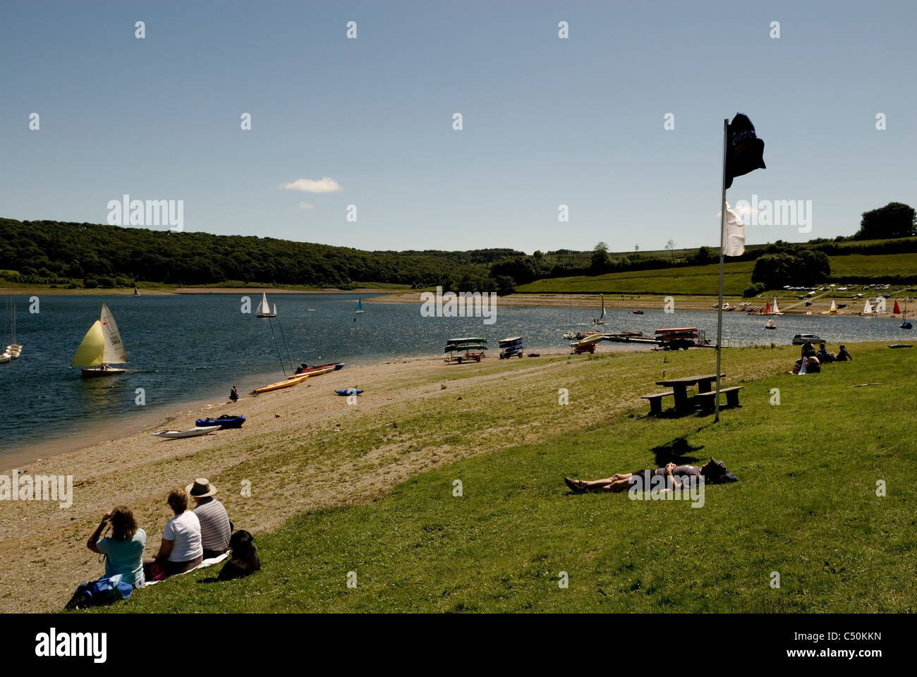 Wimbleball Lake, Exmoor, Somerset, England UK Stock Photo - Alamy