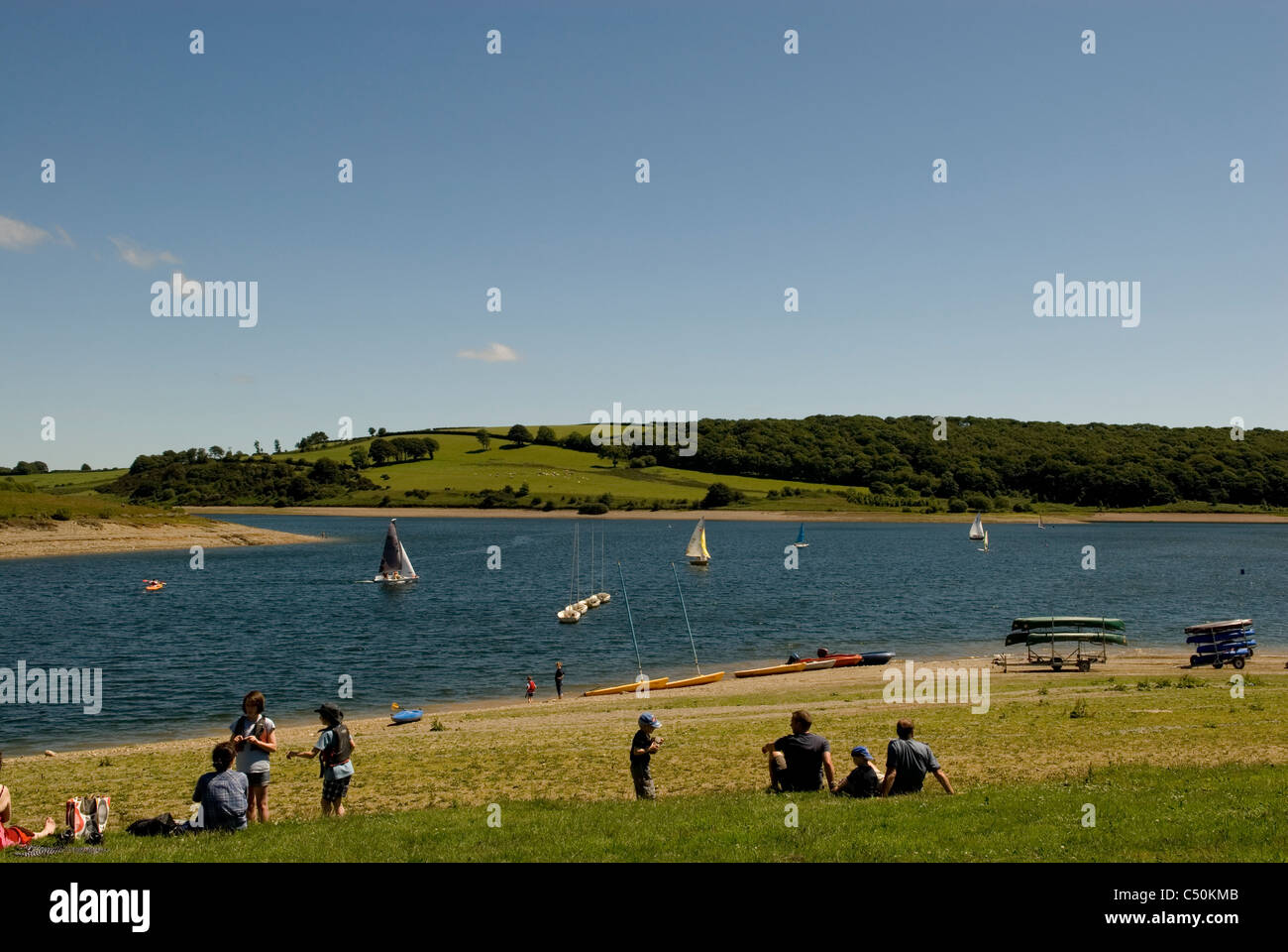 Wimbleball Lake, Exmoor, Somerset, England UK Stock Photo - Alamy