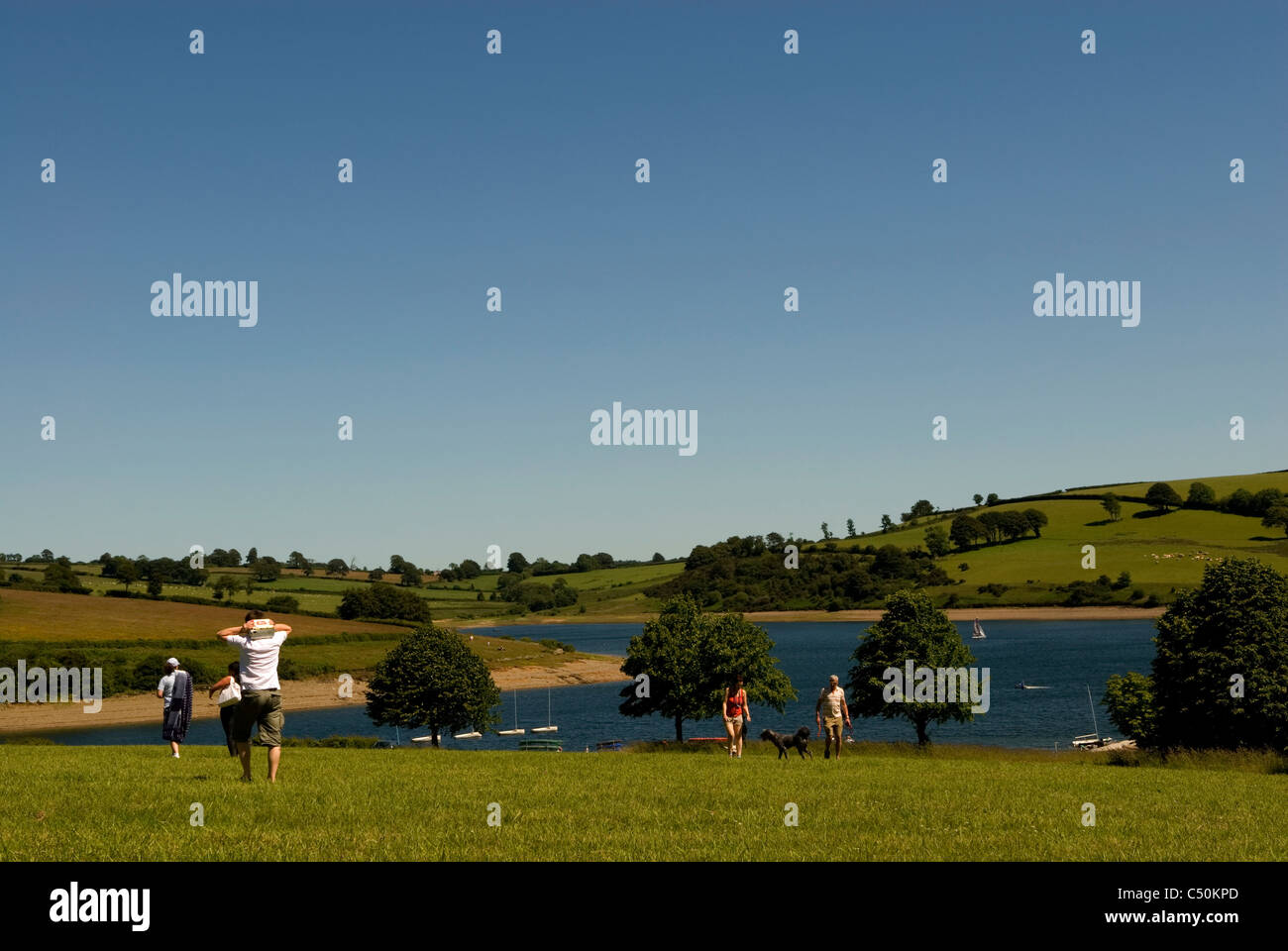 Wimbleball Lake, Exmoor, Somerset, England UK Stock Photo - Alamy