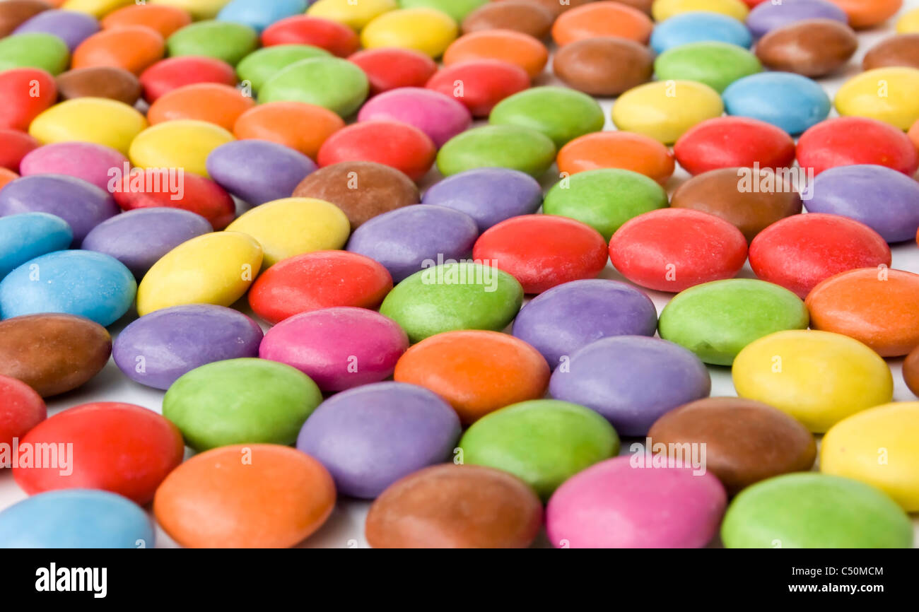 pile of colorful candies background Stock Photo - Alamy