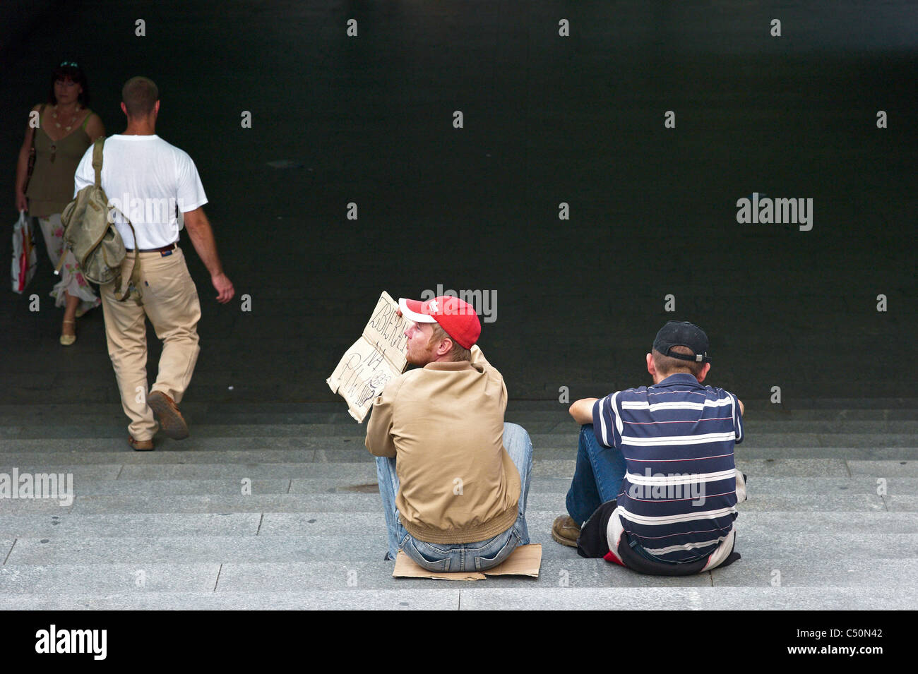 Begging Change High Resolution Stock Photography and Images - Alamy