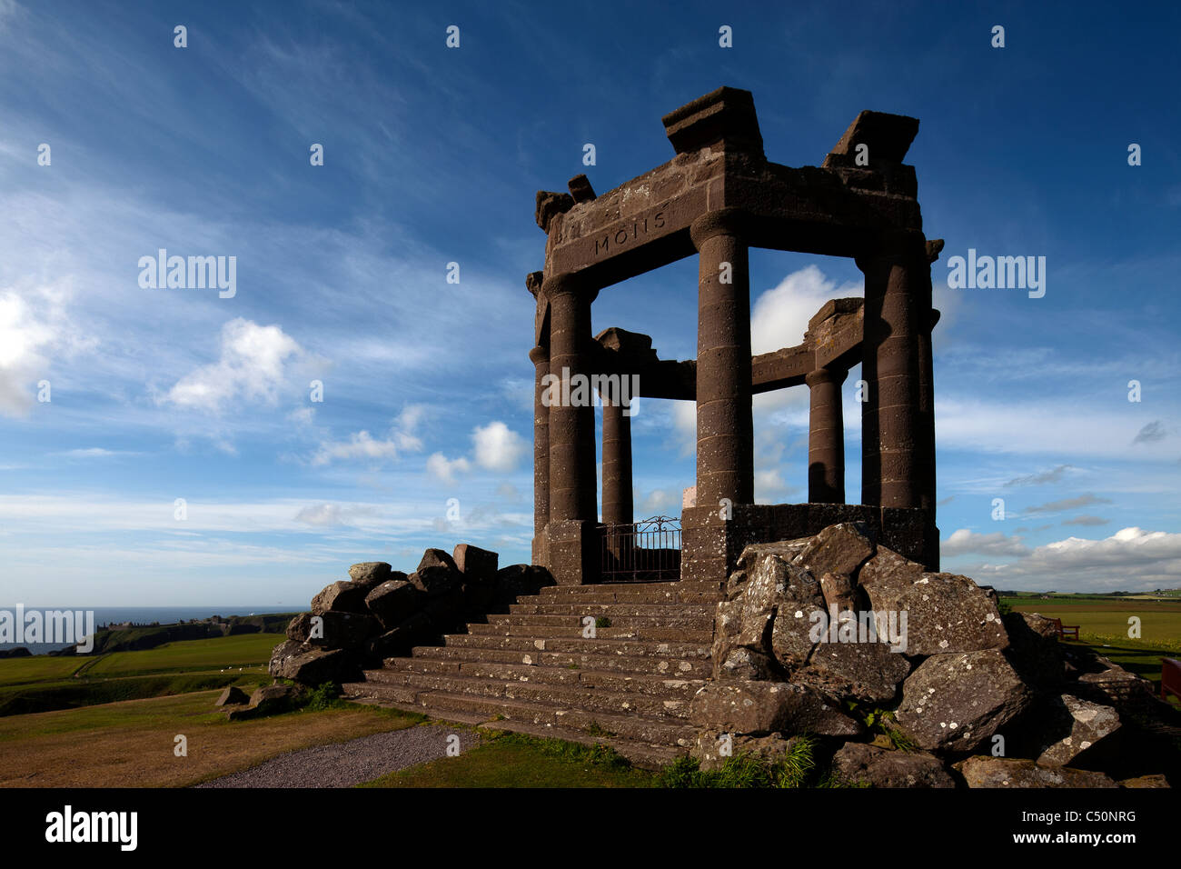 Feddes monument, a war memorial near Stonehaven on Black Hill ...