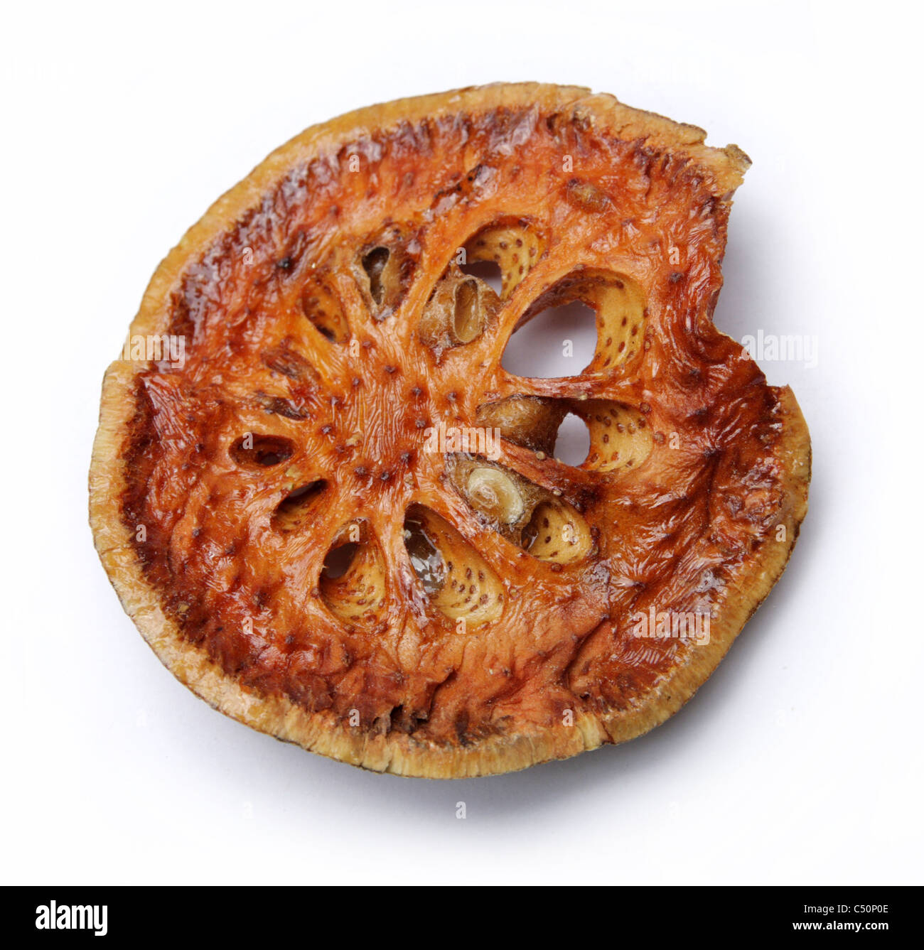 Dried bael fruit Stock Photo - Alamy