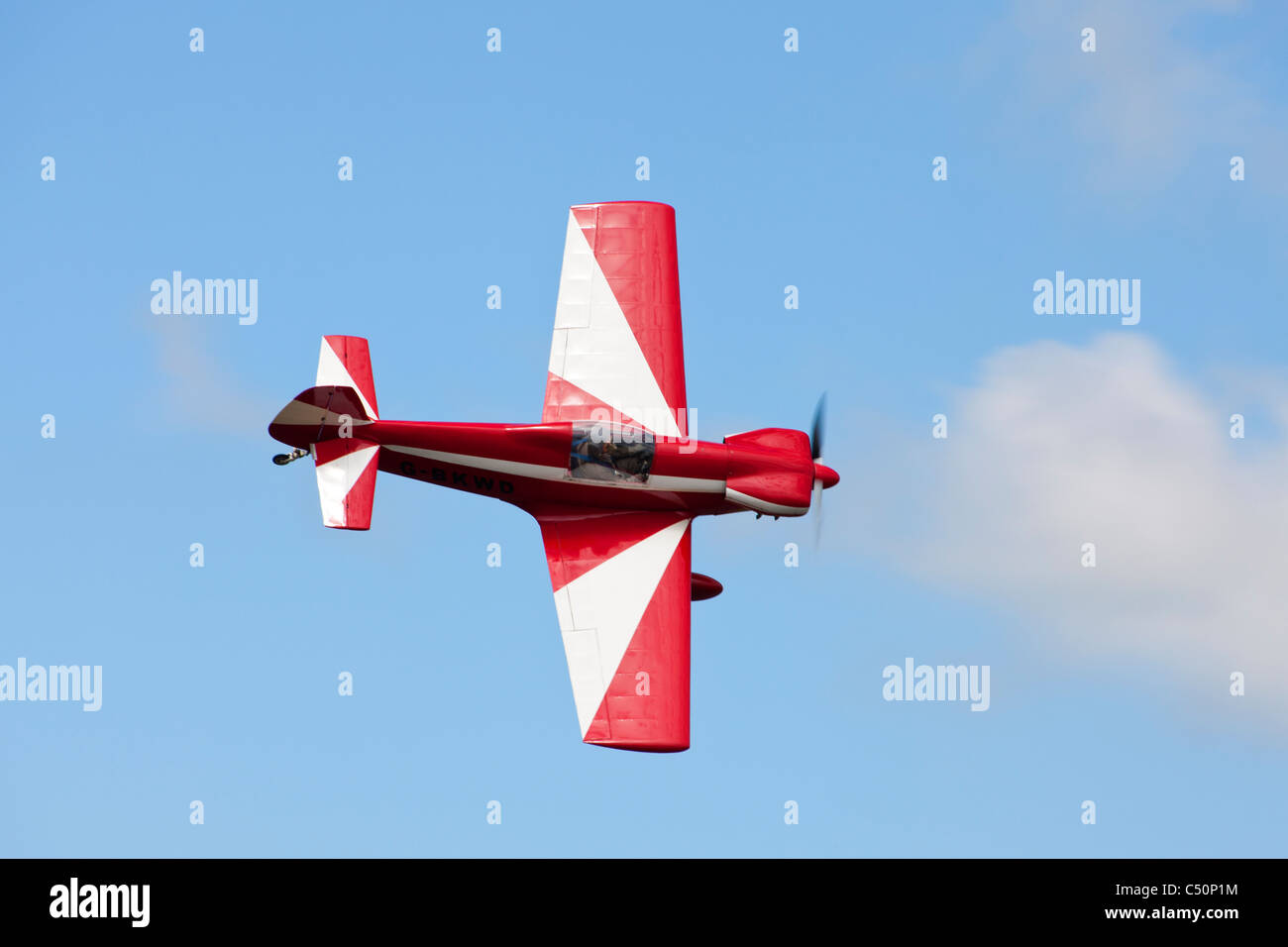 Taylor Titch G-BKDW in flight at Sturgate Airfield Stock Photo - Alamy