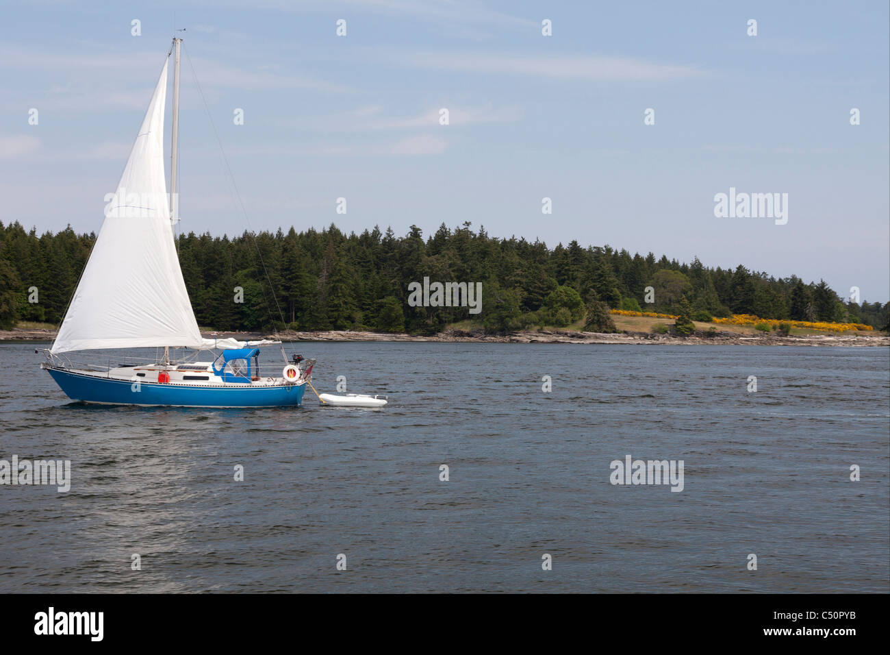 Sailing by Galliano Island, British Columbia, Canada Stock Photo - Alamy