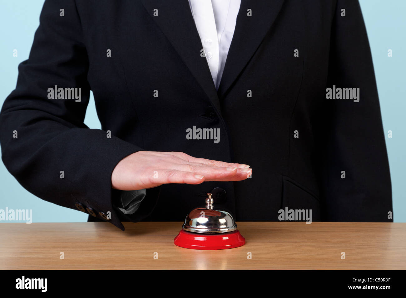 Hotel reception desk bell hi-res stock photography and images - Alamy