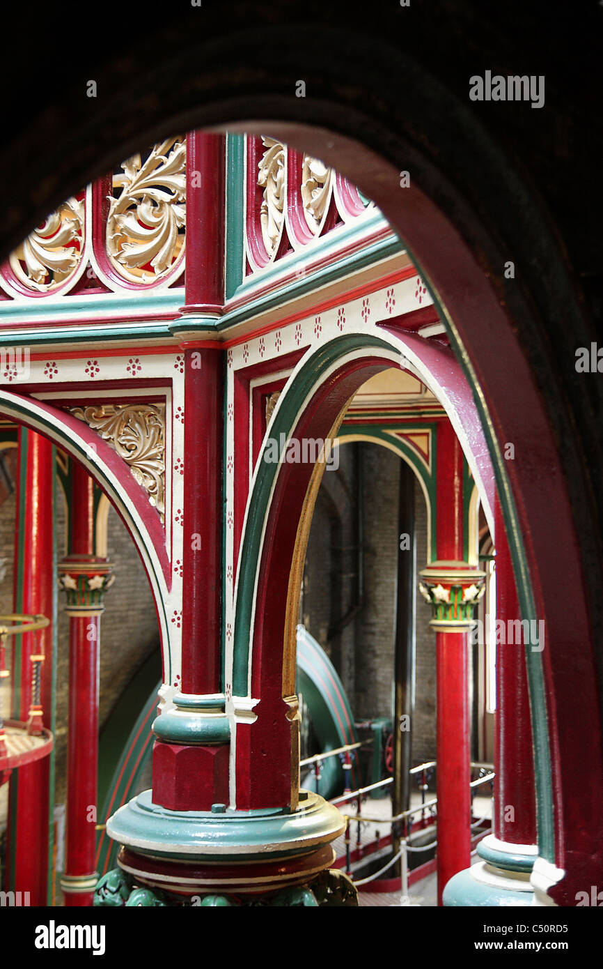 Interior of Crossness pumping station, built in Victorian times by ...