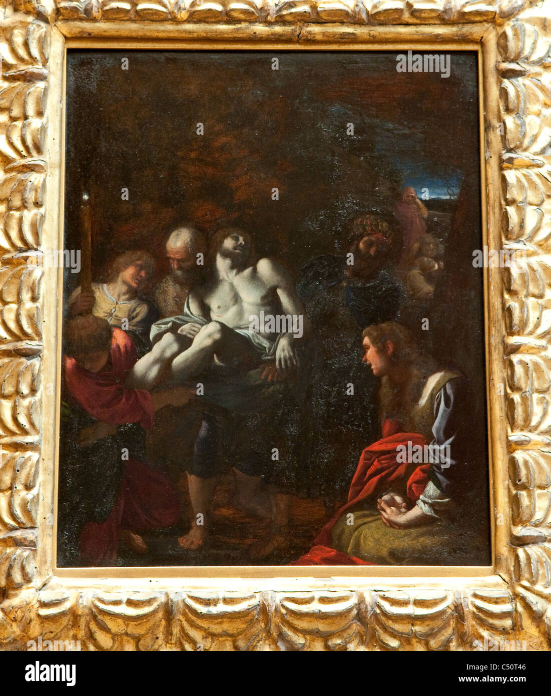 The Burial of Christ, 1595, by Annibale Carracci Stock Photo - Alamy