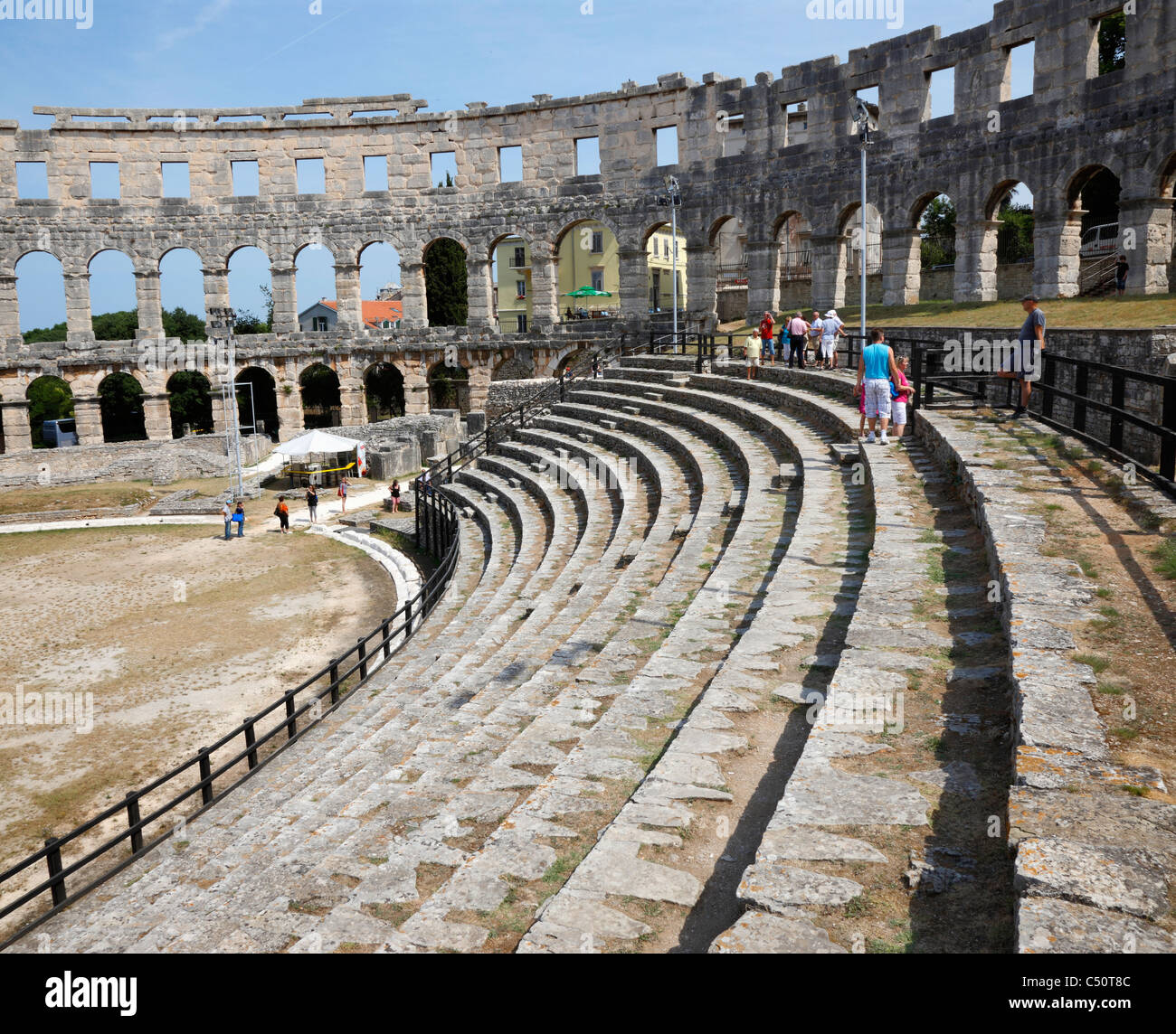 Amphitheater, Pula, Croatia Stock Photo - Alamy