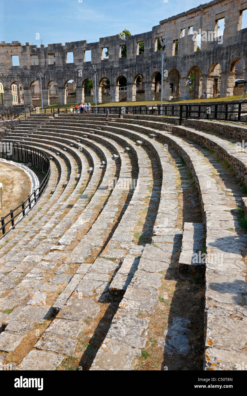 Amphitheater, Pula, Croatia Stock Photo - Alamy
