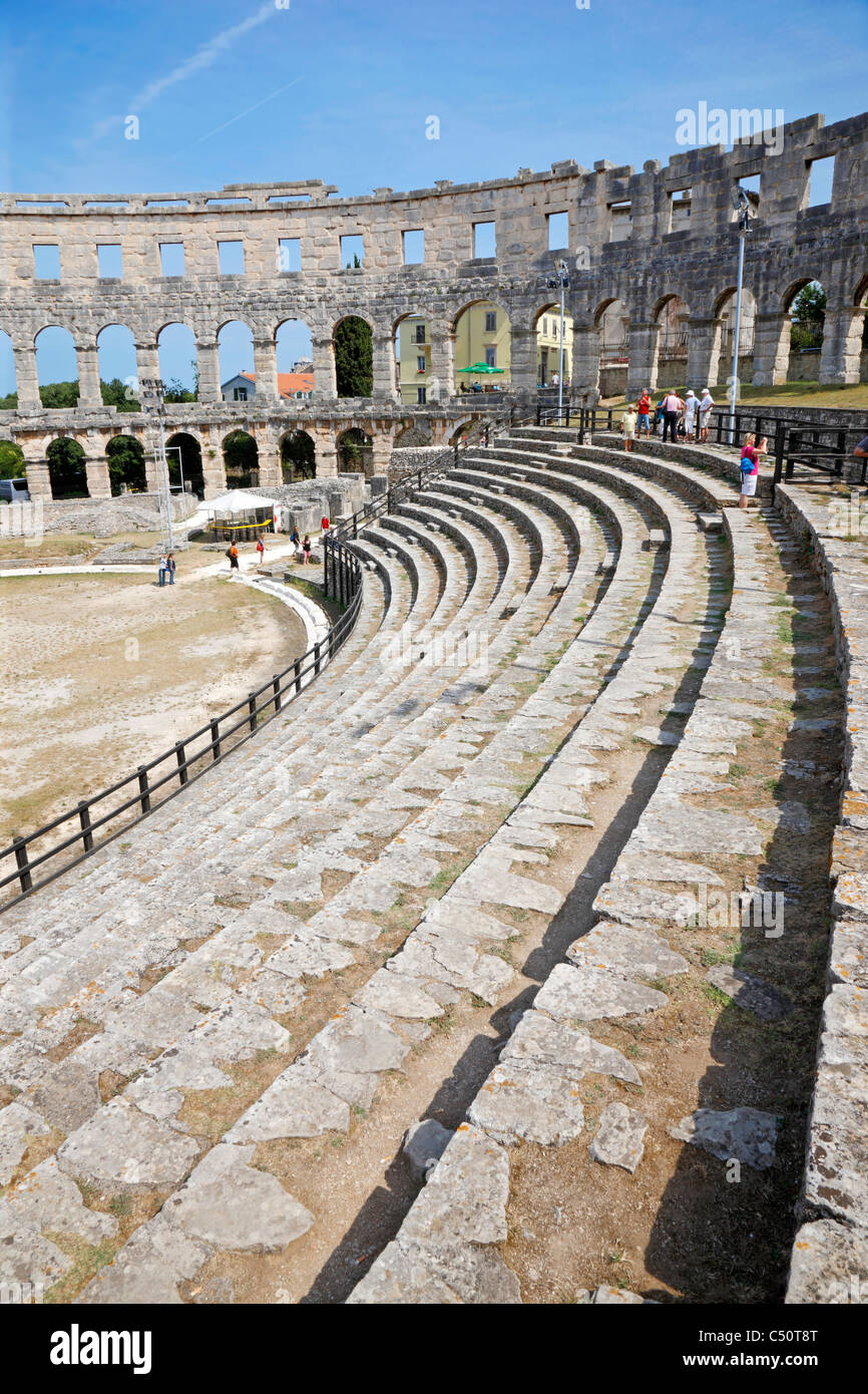 Amphitheater, Pula, Croatia Stock Photo - Alamy