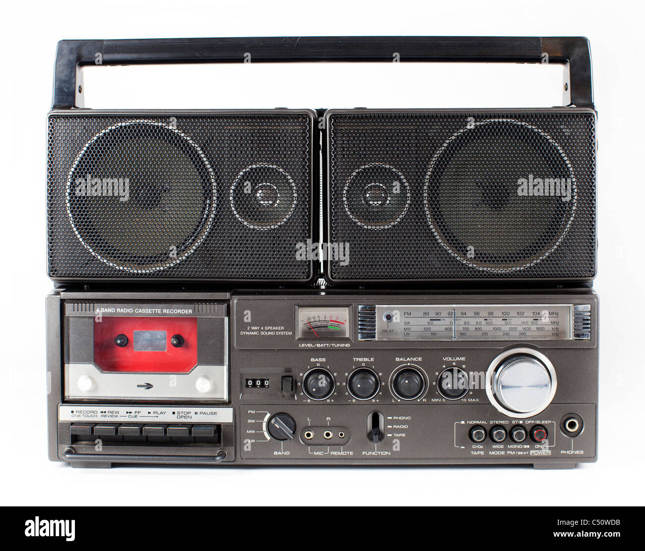 a fantastic looking retro ghetto blaster Stock Photo - Alamy