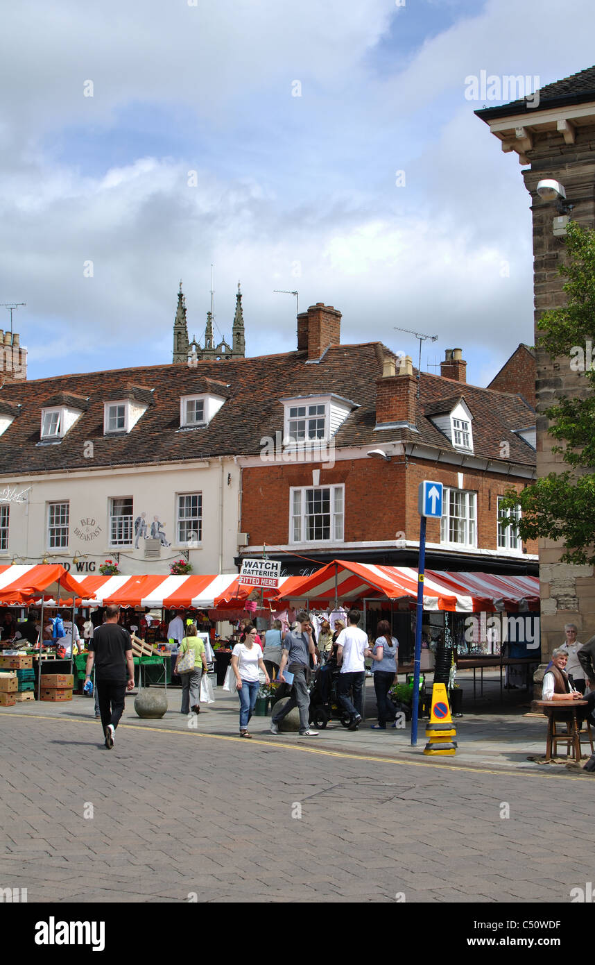 Market Place, Warwick, Warwickshire, England, UK Stock Photo - Alamy