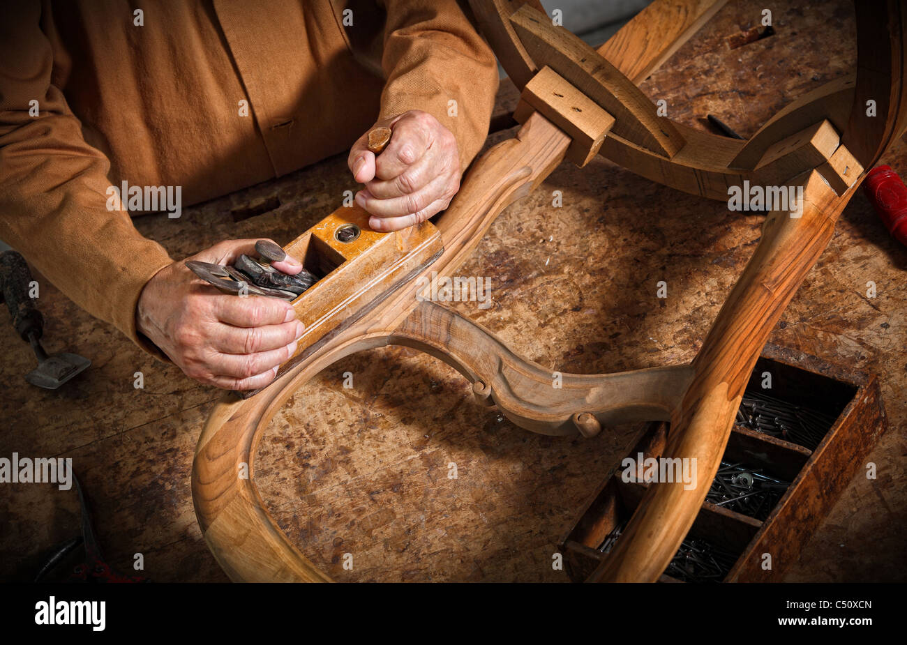 Vintage carpenter hi-res stock photography and images - Alamy