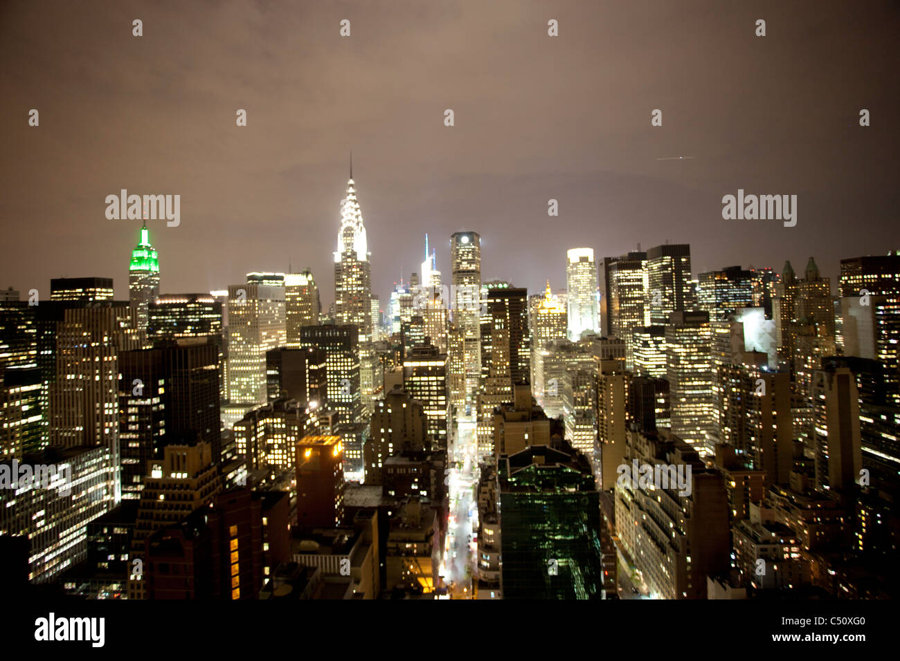 Manhattan buildings nyc skyline hi-res stock photography and images - Alamy