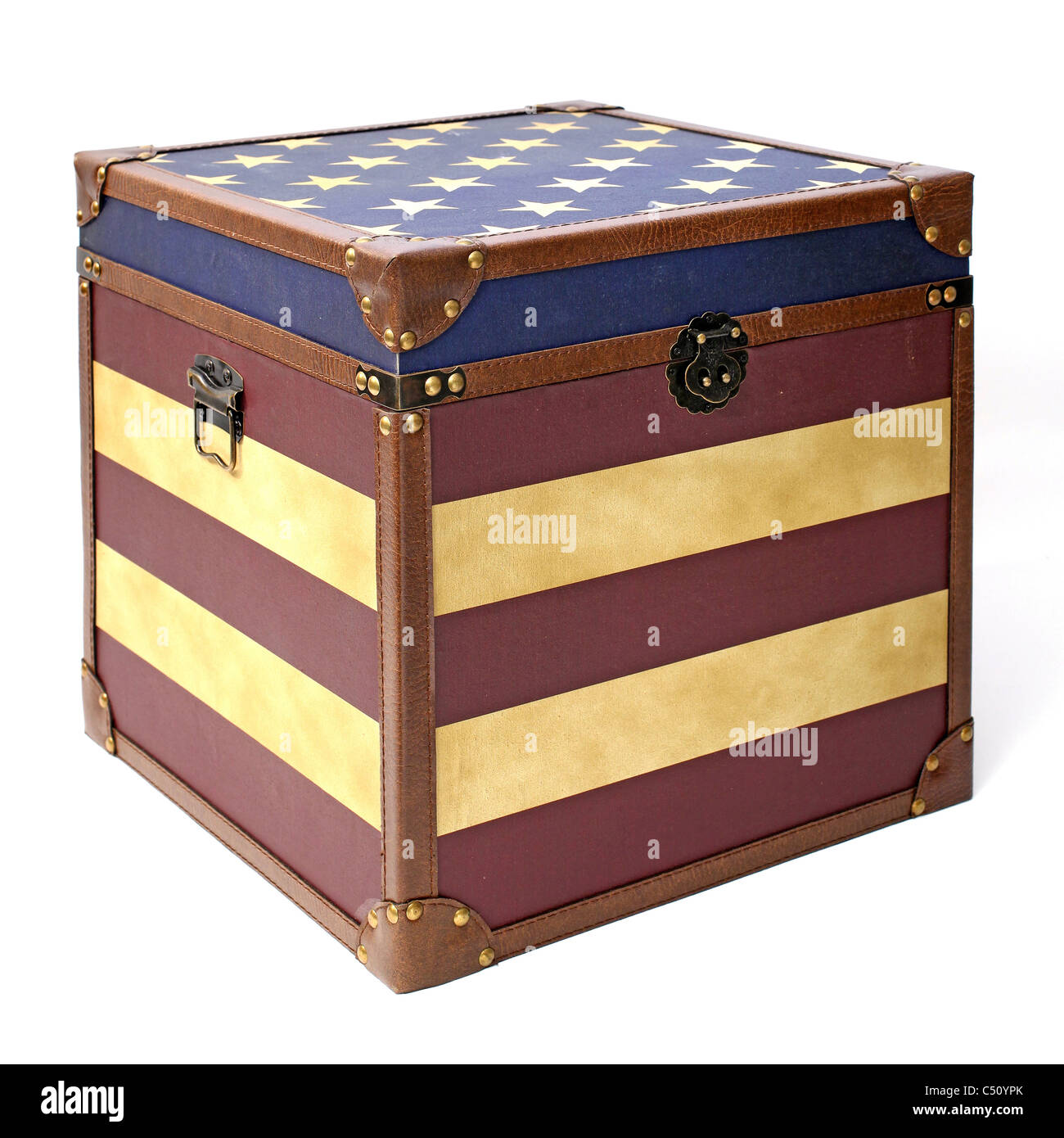 Metal trunk box Cut Out Stock Images & Pictures - Alamy