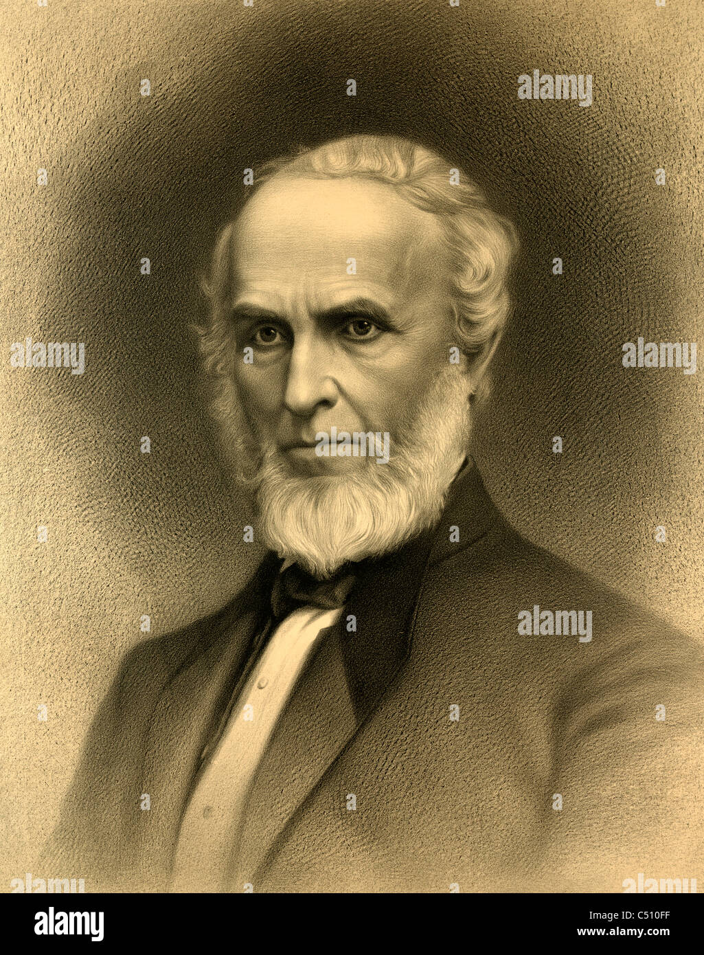 John Greenleaf Whittier, 1807-1892, circa 1877 - influential American ...