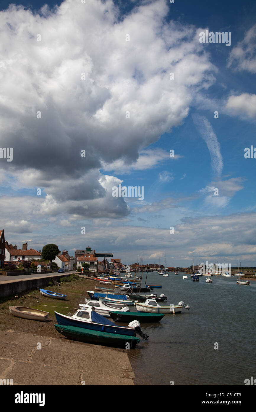 Wells Harbour in summer, Norfolk Stock Photo - Alamy
