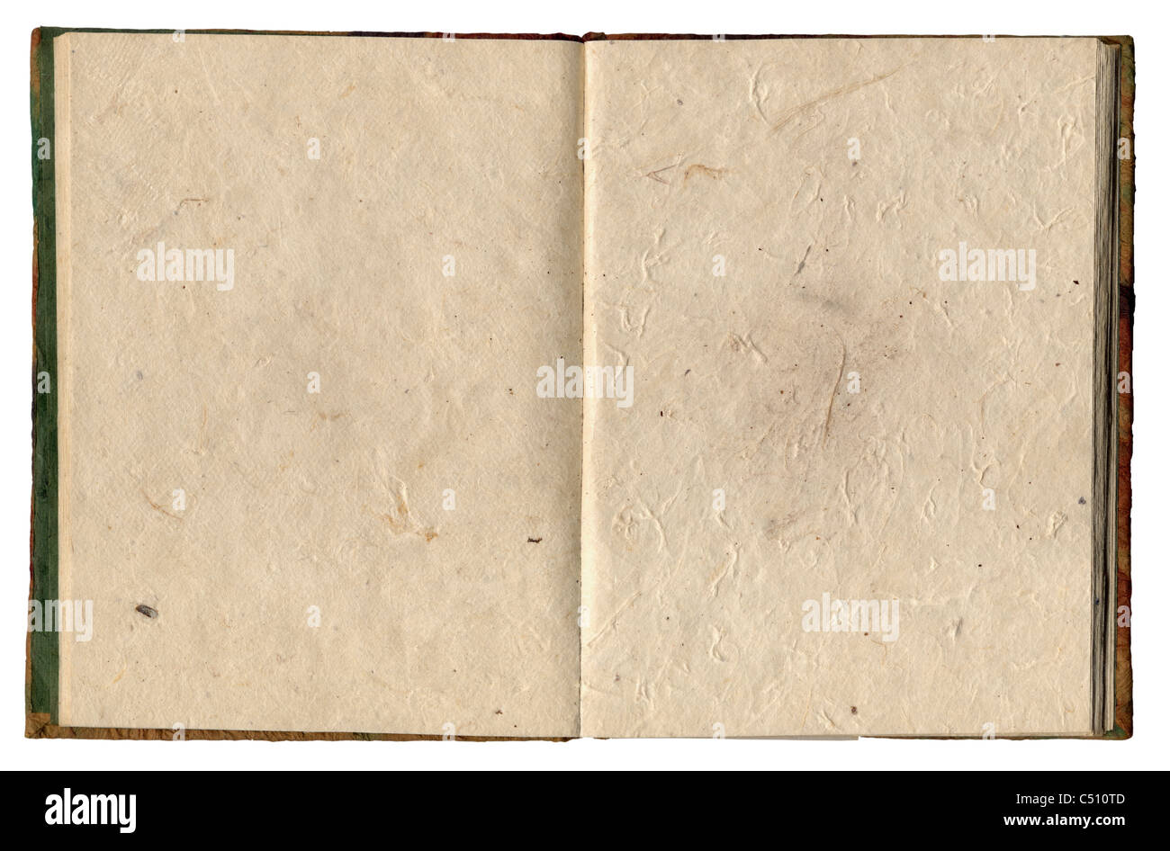Open Nepal Notebook Made Of Rice Paper Stock Photo - Alamy