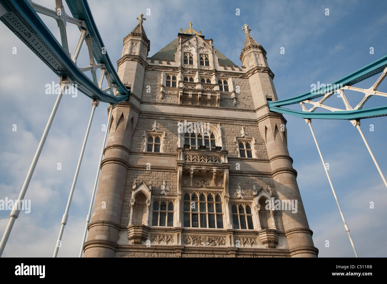 Detail of Tower Bridge in London, England, UK Stock Photo - Alamy