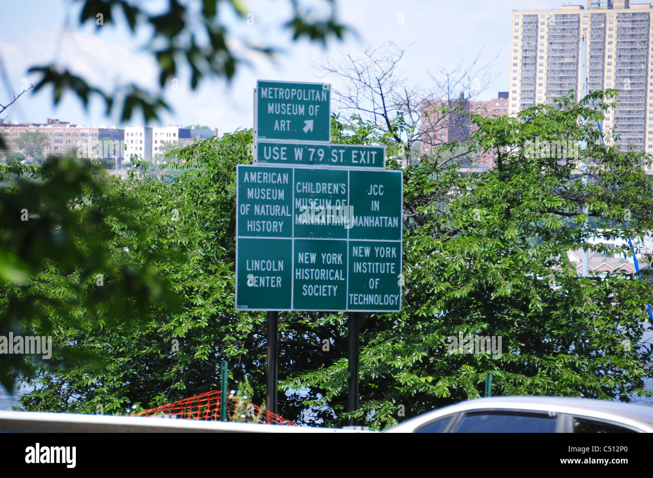 New York Street Signs and Directions Stock Photo - Alamy