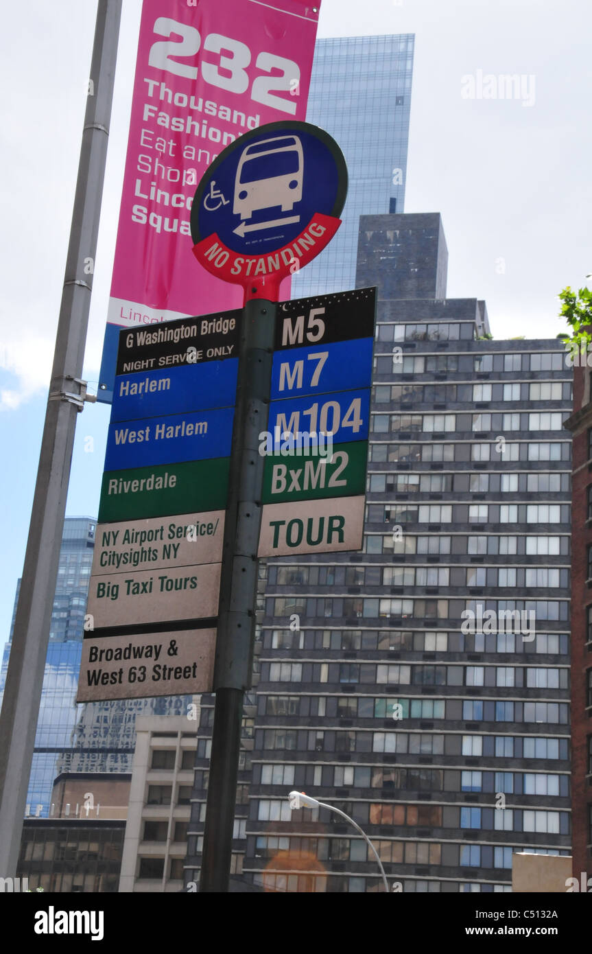 New york street signs directions hi-res stock photography and images ...