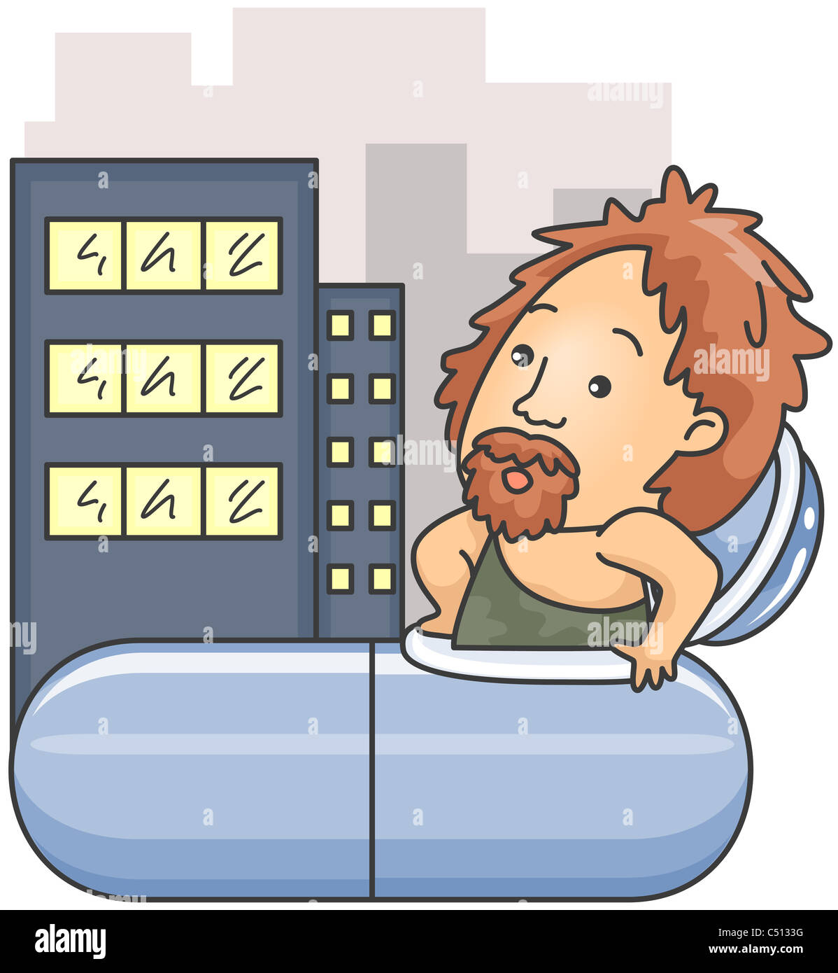 Opening Time Capsule with clipping path Stock Photo - Alamy