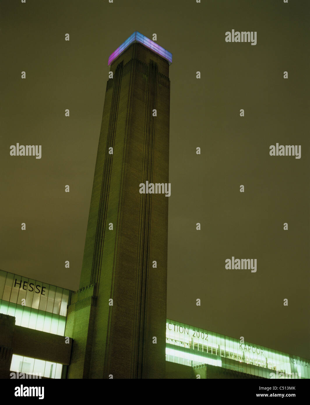 London at night, UK, Tate Modern Stock Photo - Alamy