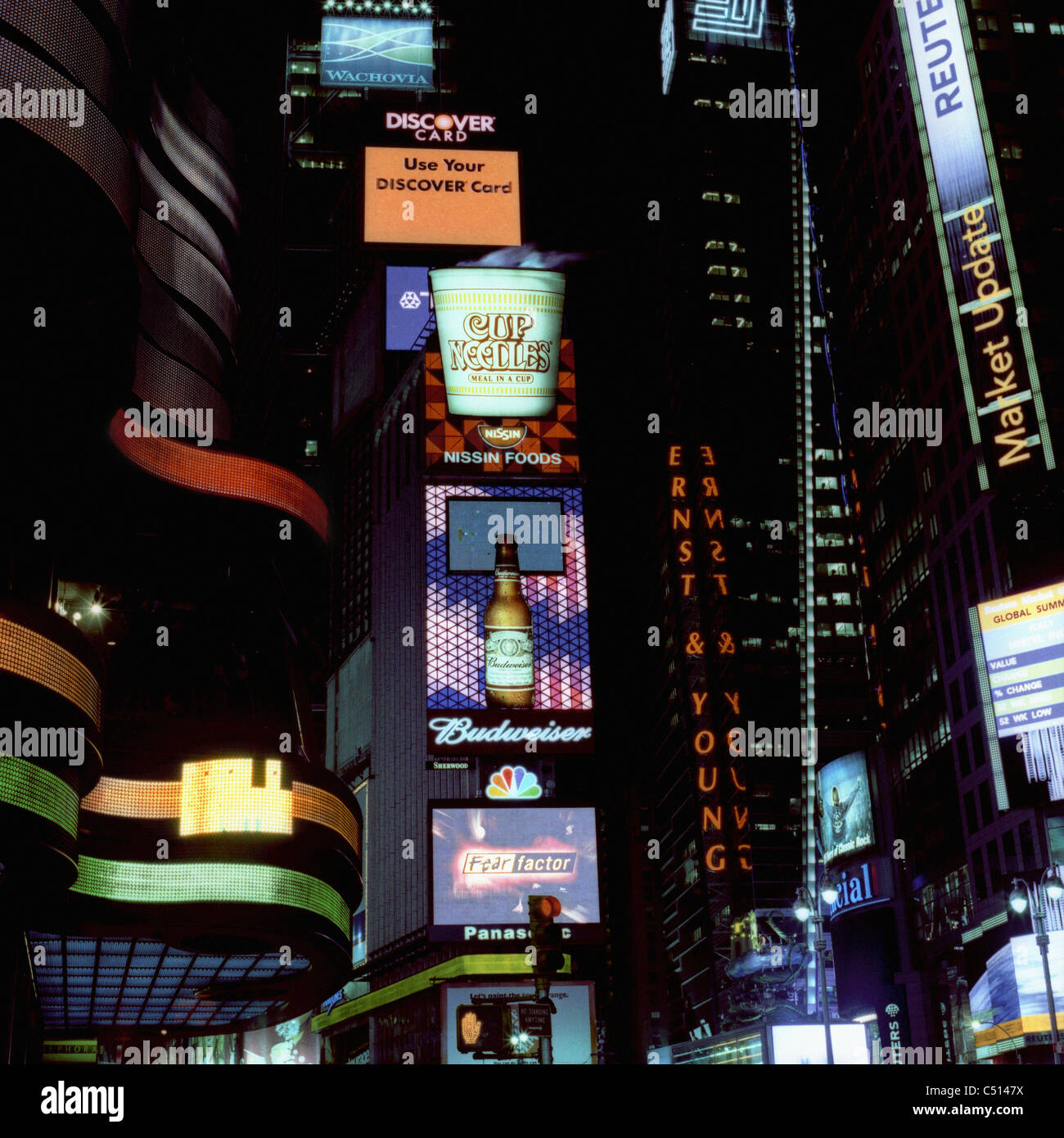 Times square billboard ad hi-res stock photography and images - Alamy